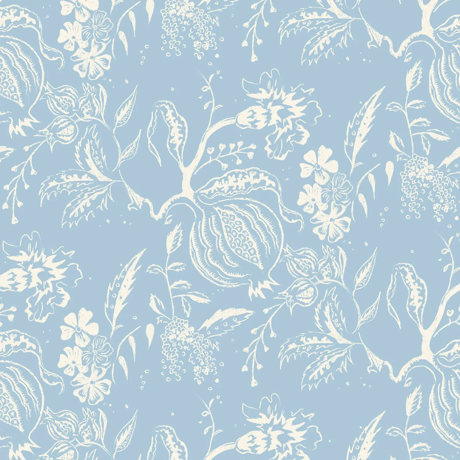 Mrs. Alice Blue Chelsea Square Wallpaper