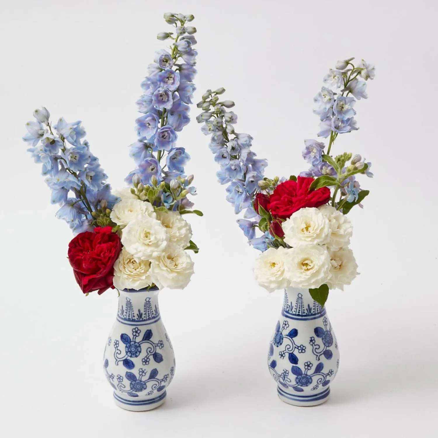 Mrs. Alice Chinoiserie Bud Vase (Pair)