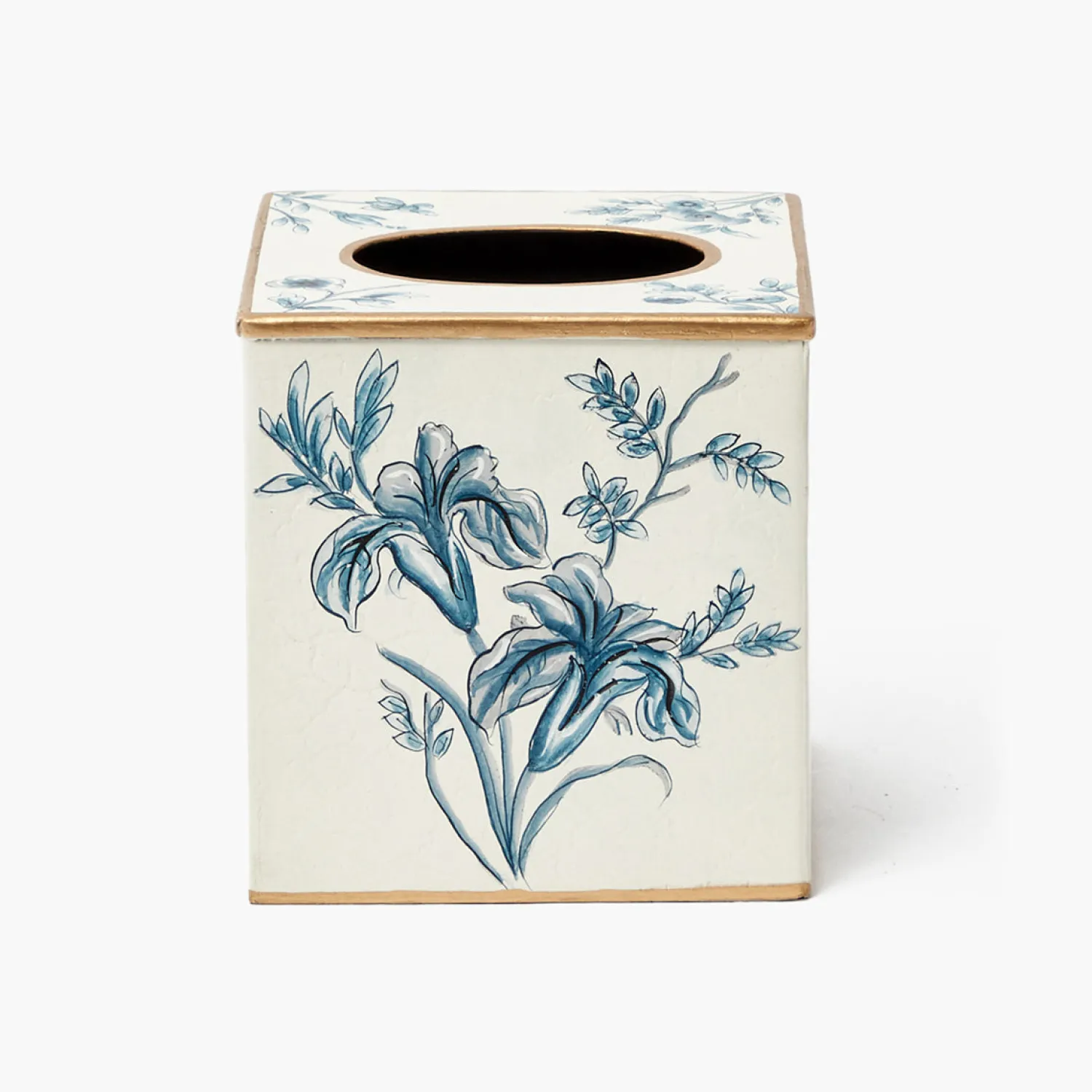 Mrs. Alice Floral Tole Tissue Box
