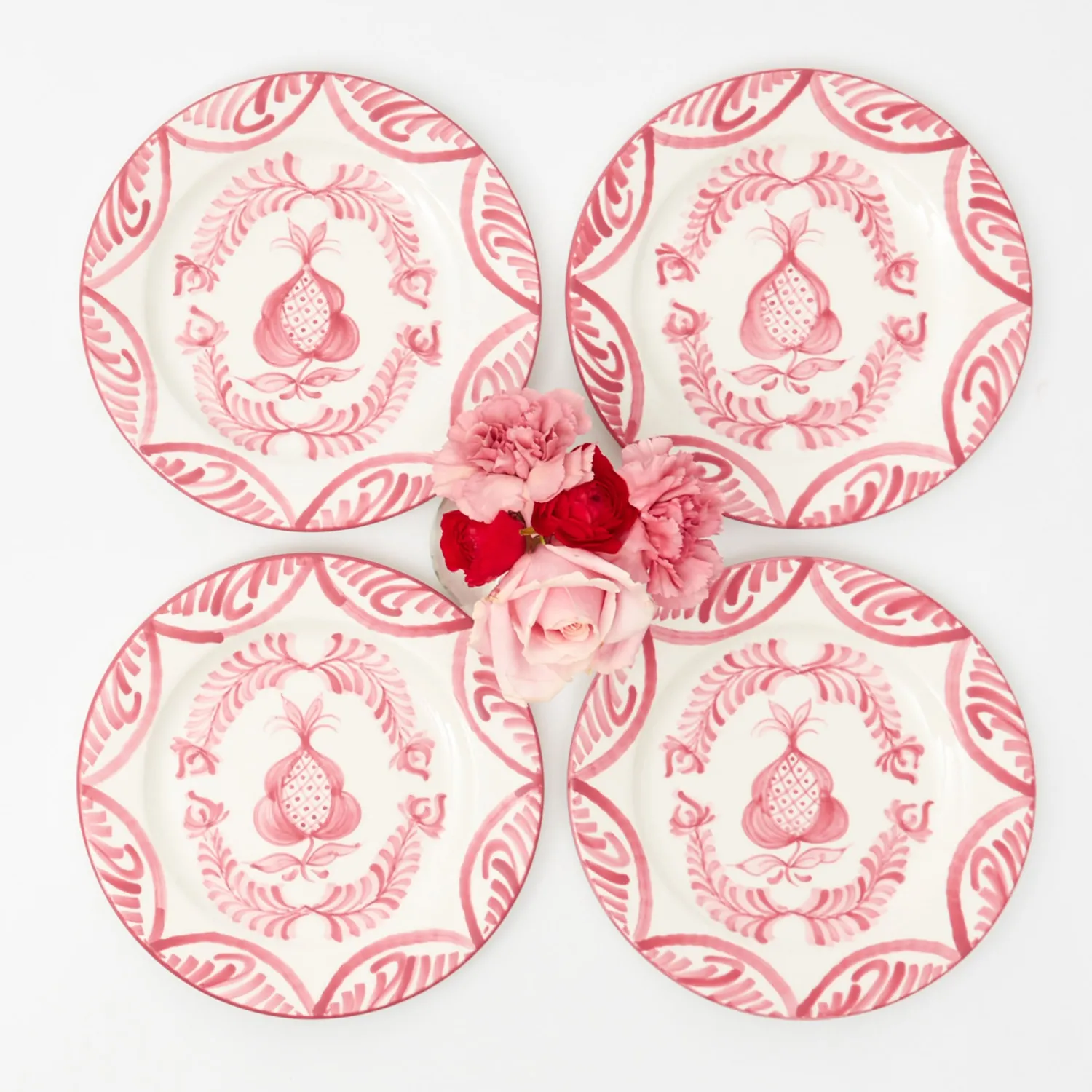 Mrs. Alice Pink Melograno Starter Plates (Set of 4)
