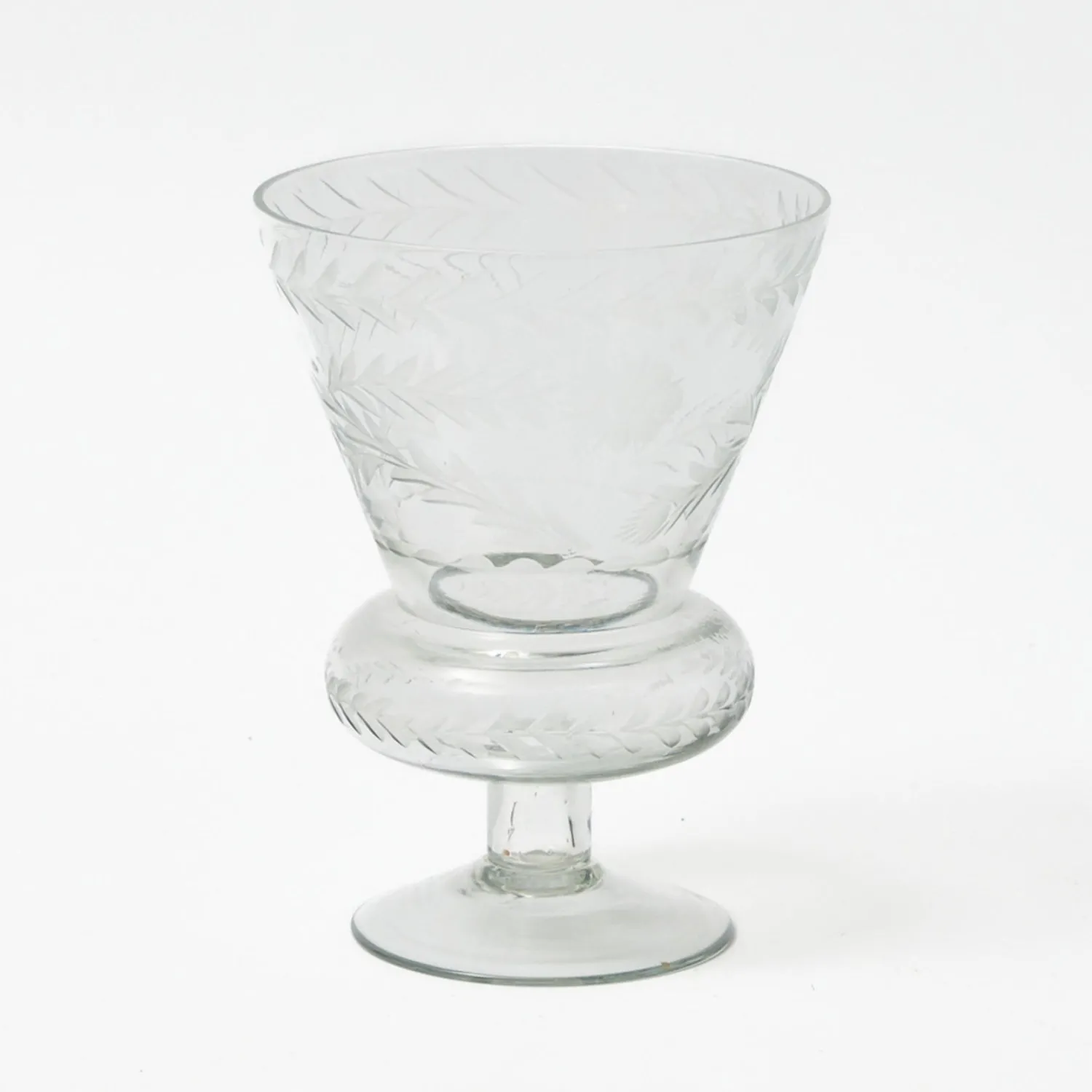 Mrs. Alice Veronica Engraved Glass Vase